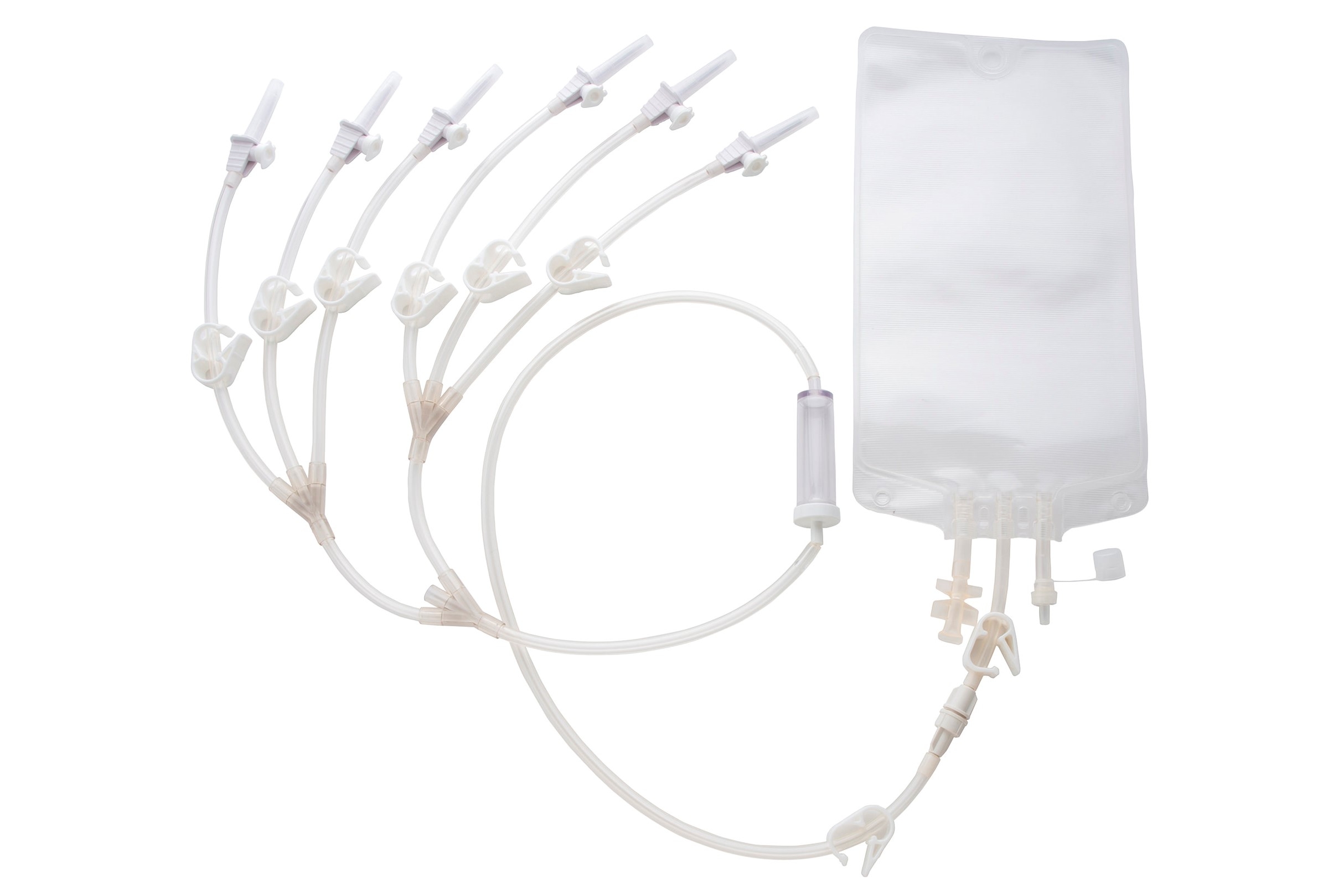 EVA INFUSION BAGS w. 6 - WAY TRANSFER SET - ERASER MEDİKAL LTD. ŞTİ.